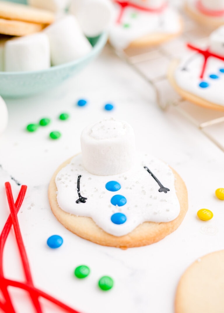Melted Snowman Cookies - Sweet Cs Designs