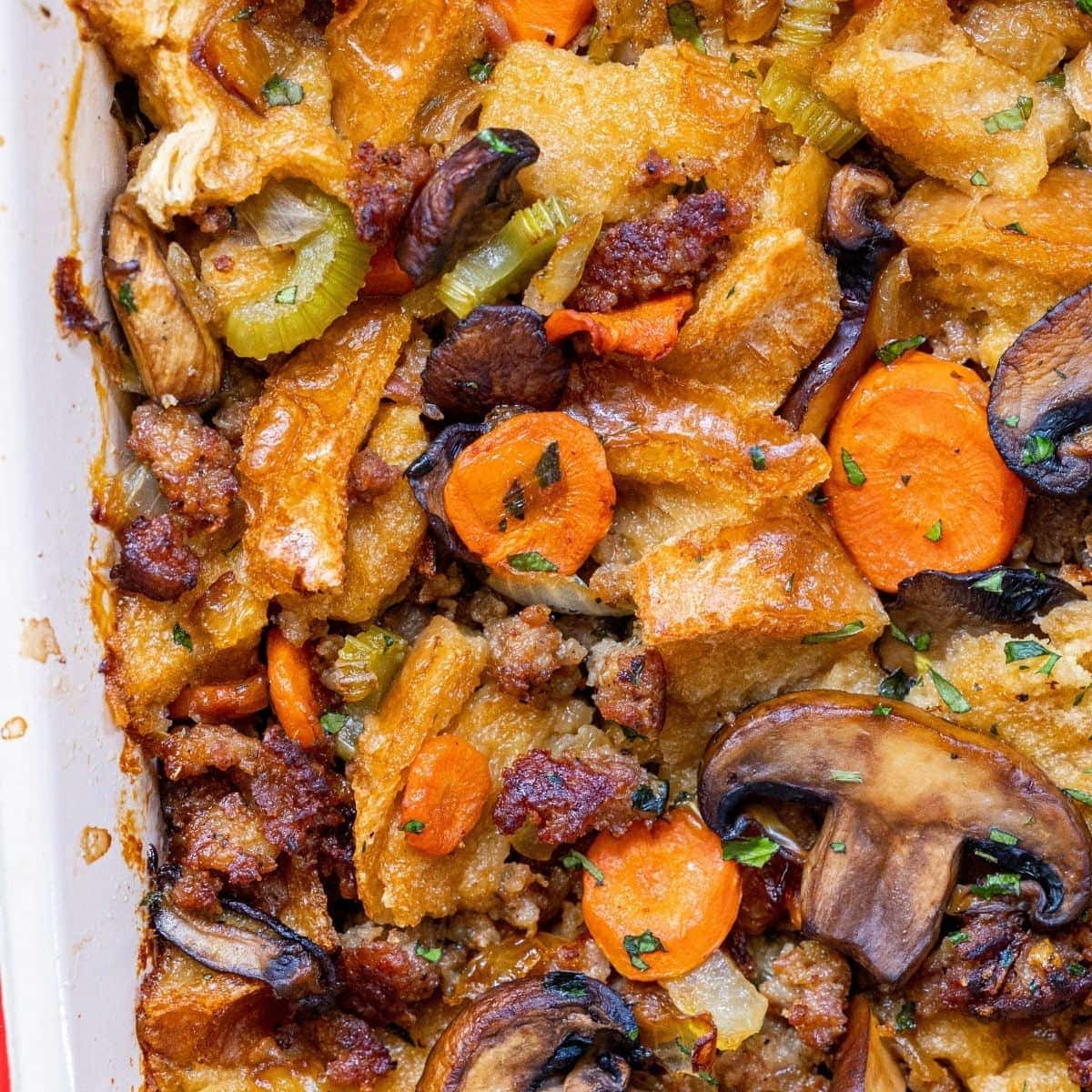 Sausage mushroom stuffing store