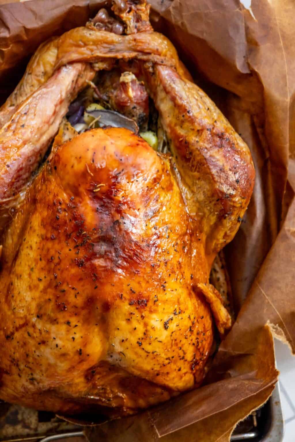 Herb Roasted Paper Bag Turkey Recipe - Sweet C's Designs