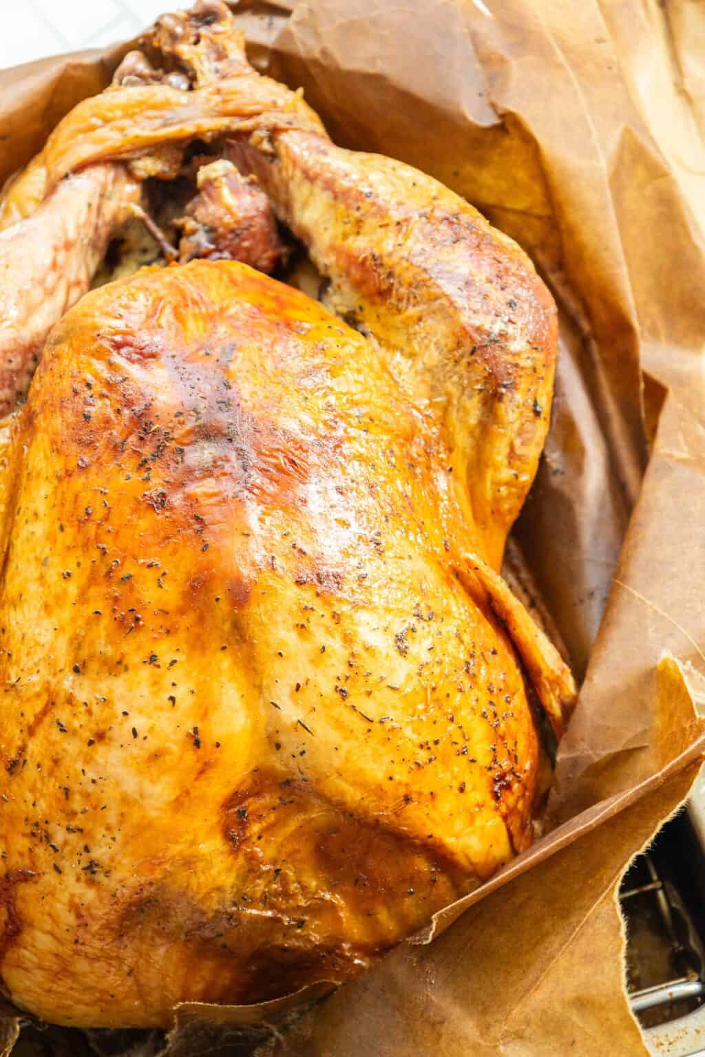 Herb Roasted Paper Bag Turkey Recipe - Sweet C's Designs