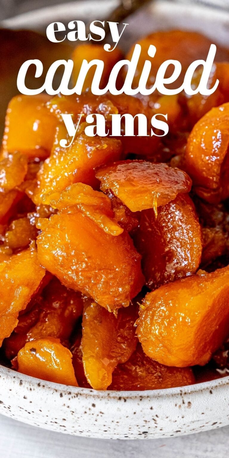 Easy Candied Yams Recipe - Sweet Cs Designs