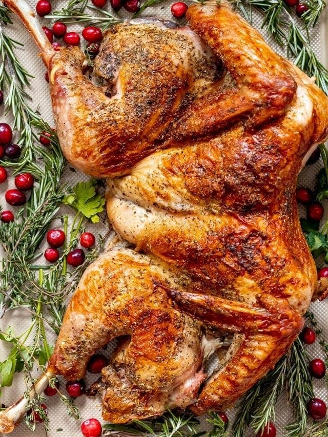 Perfect Spatchcocked Turkey Recipe - Sweet Cs Designs
