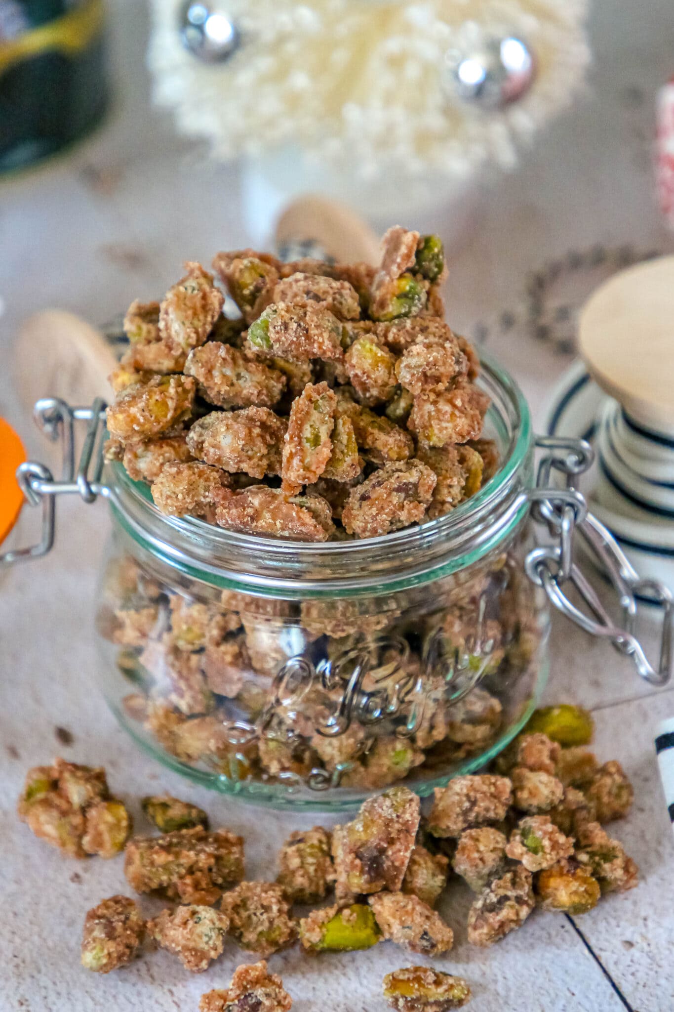 Easy Candied Pistachios - Sweet Cs Designs