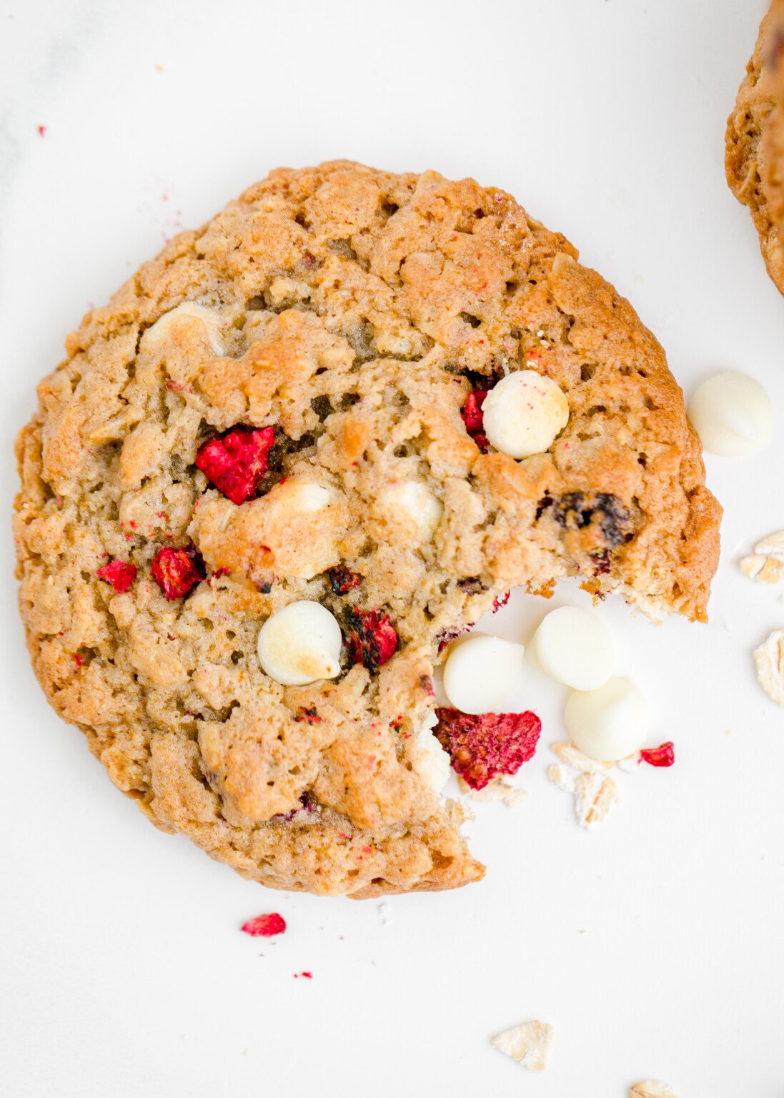 White Chocolate Chip Raspberry Oatmeal Cookies - Sweet Cs Designs
