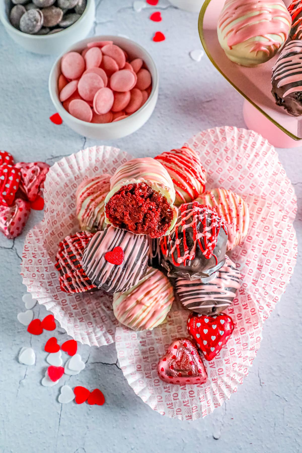 Red Velvet Cake Mix Truffles - Sweet Cs Designs