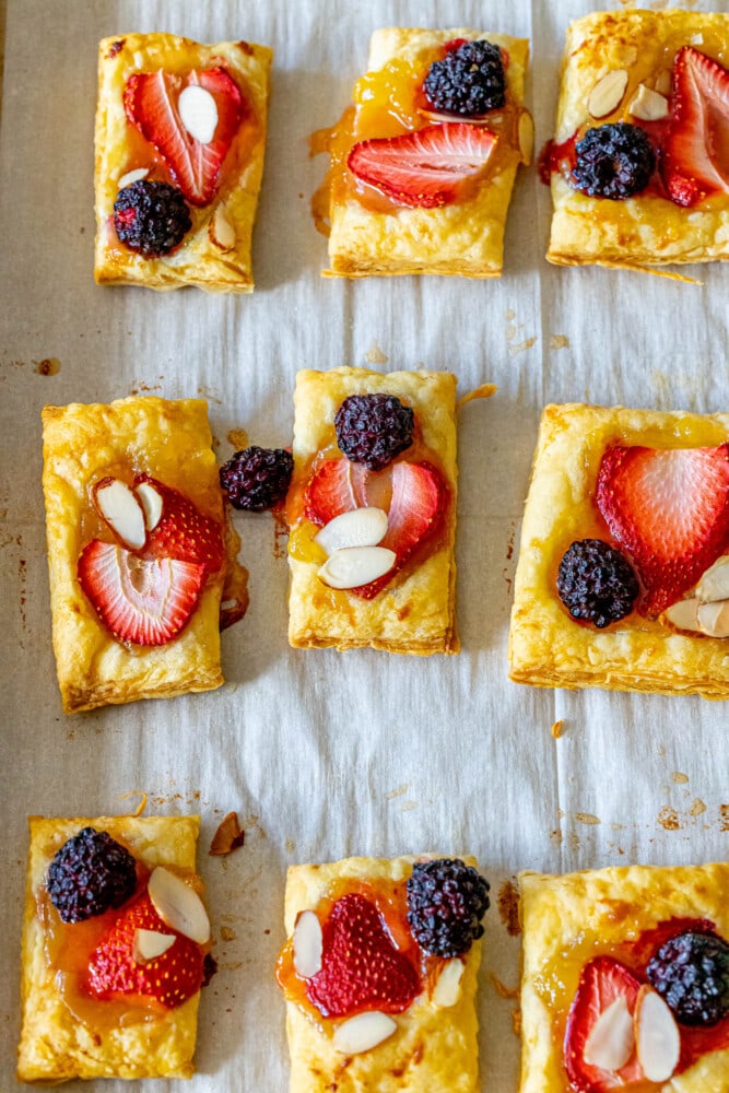 Lemon Berry Baked Tarts - Sweet Cs Designs
