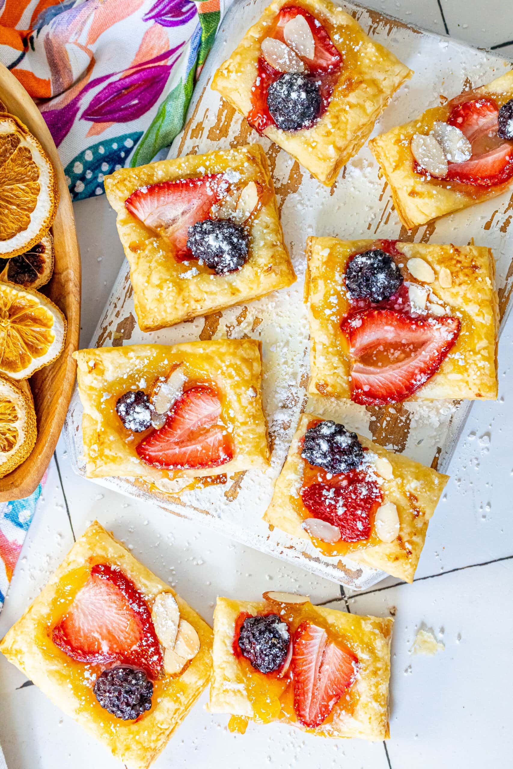 Lemon Berry Baked Tarts - Sweet Cs Designs