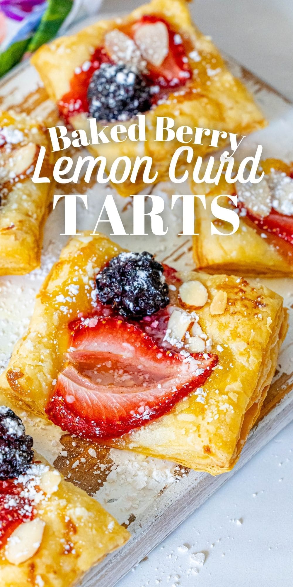 Lemon Berry Baked Tarts - Sweet Cs Designs