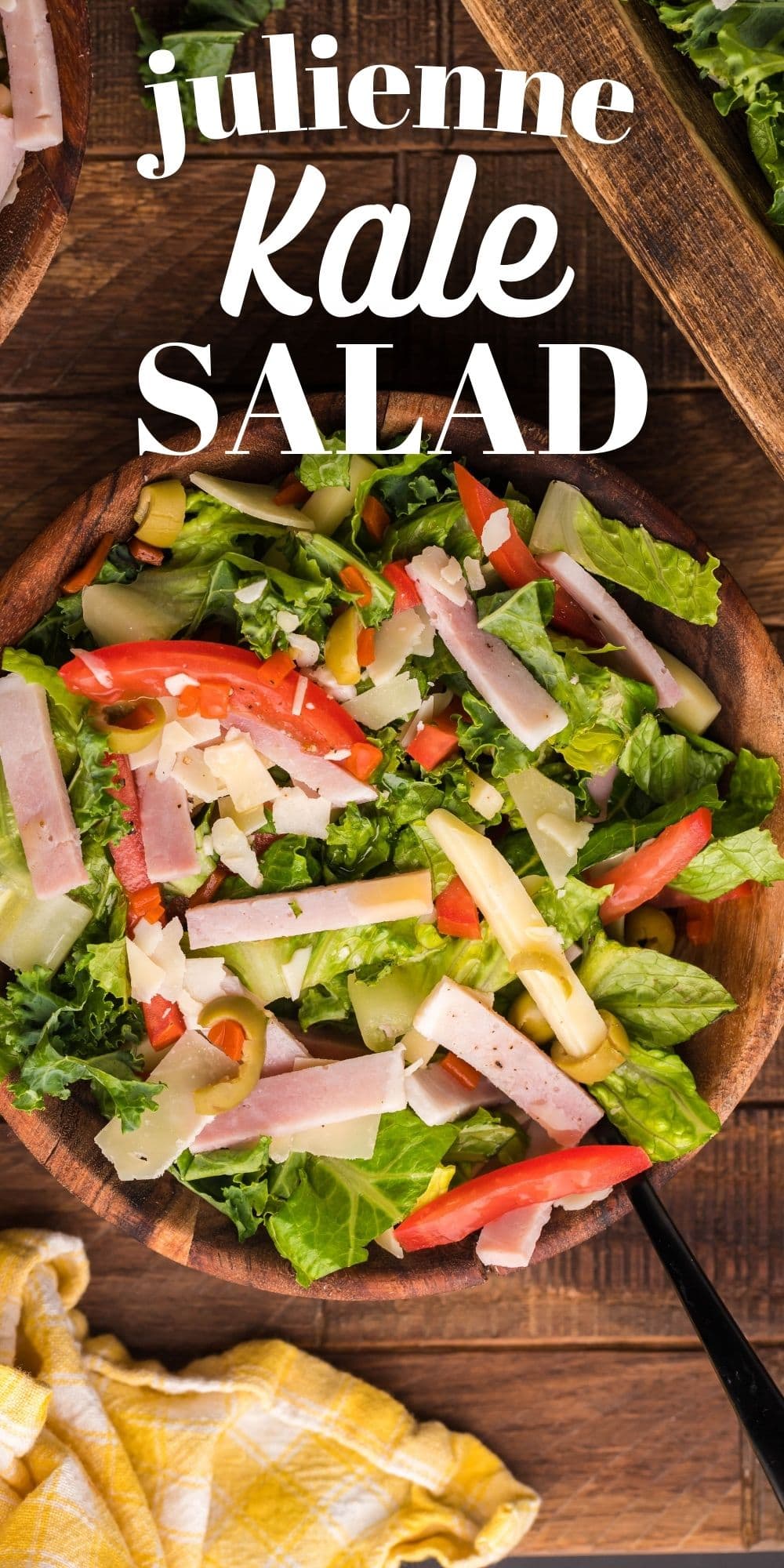 Julienne Kale Salad - Sweet Cs Designs