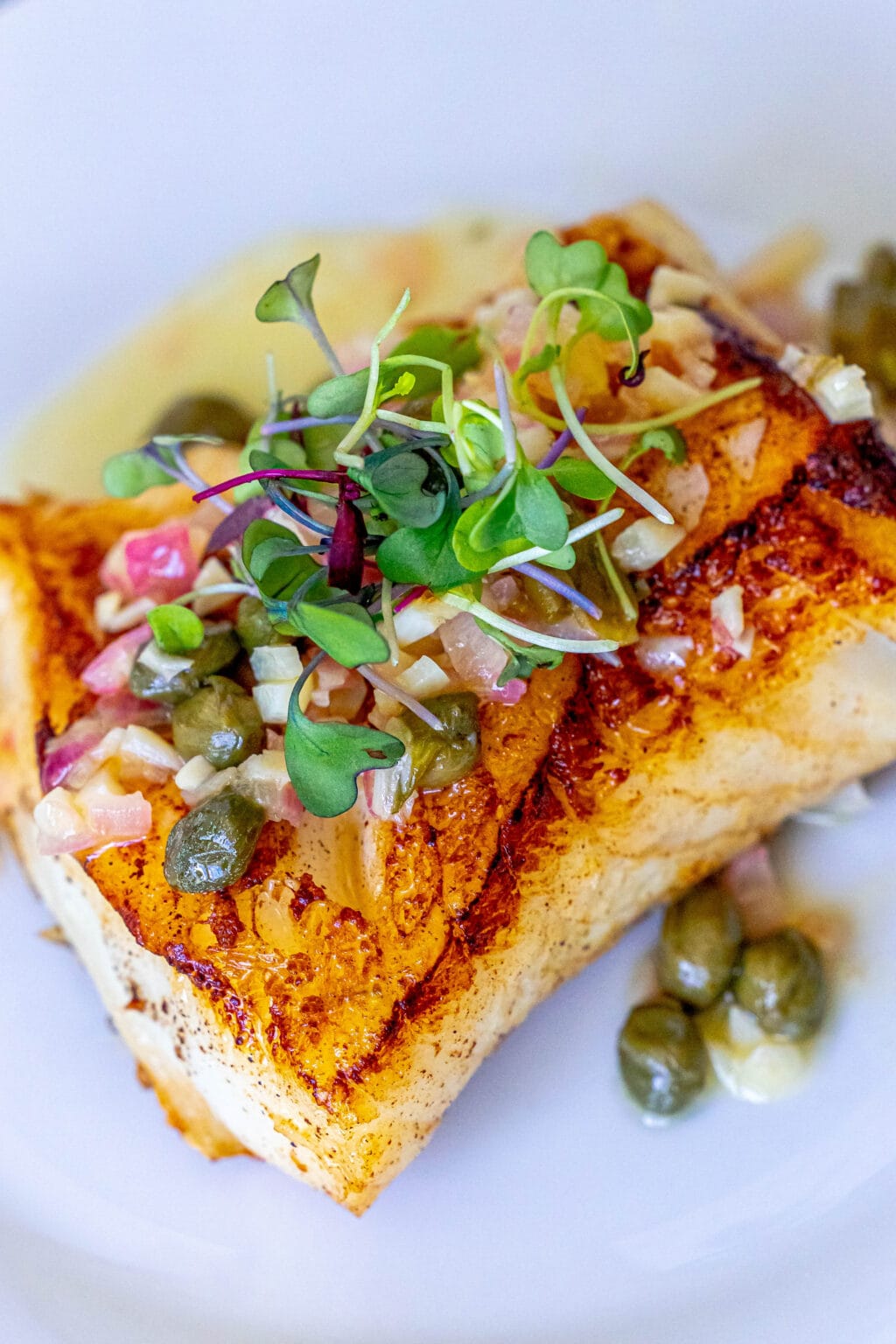 Lemon Caper Butter Chilean Seabass - Sweet Cs Designs