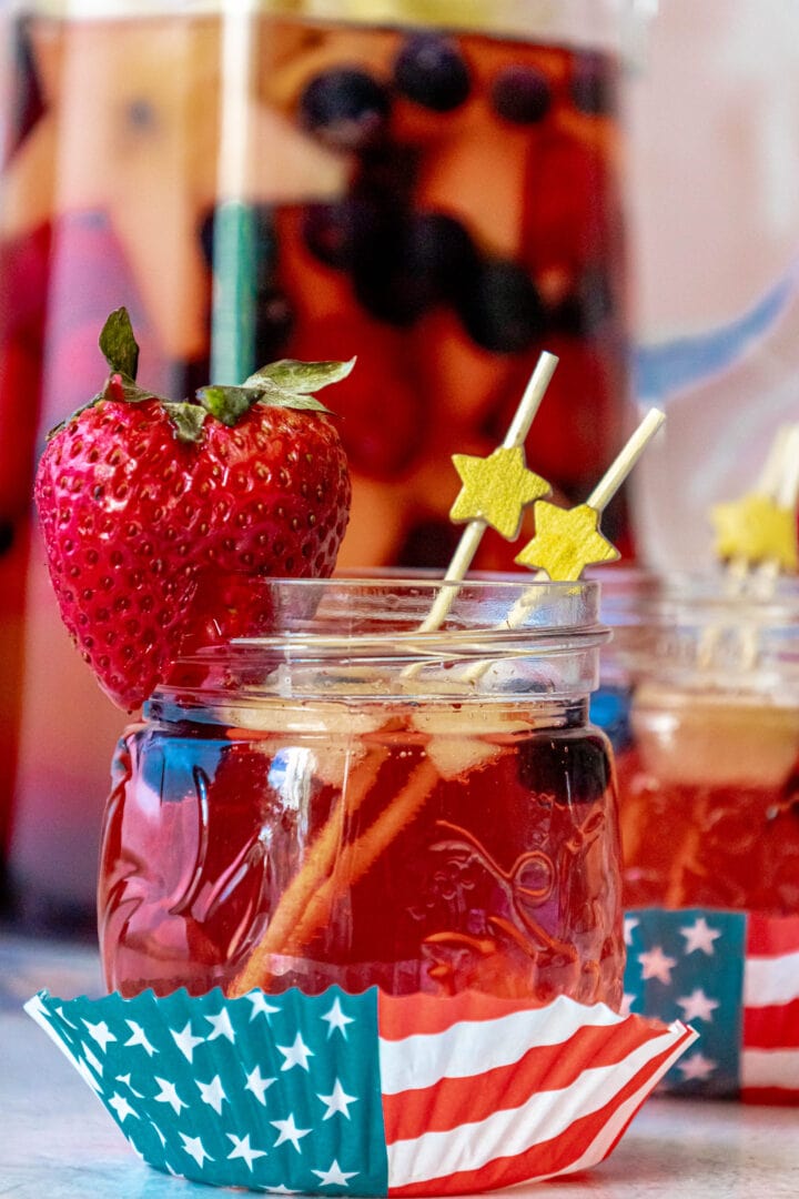 Red White and Blue Patriotic Punch - Sweet Cs Designs