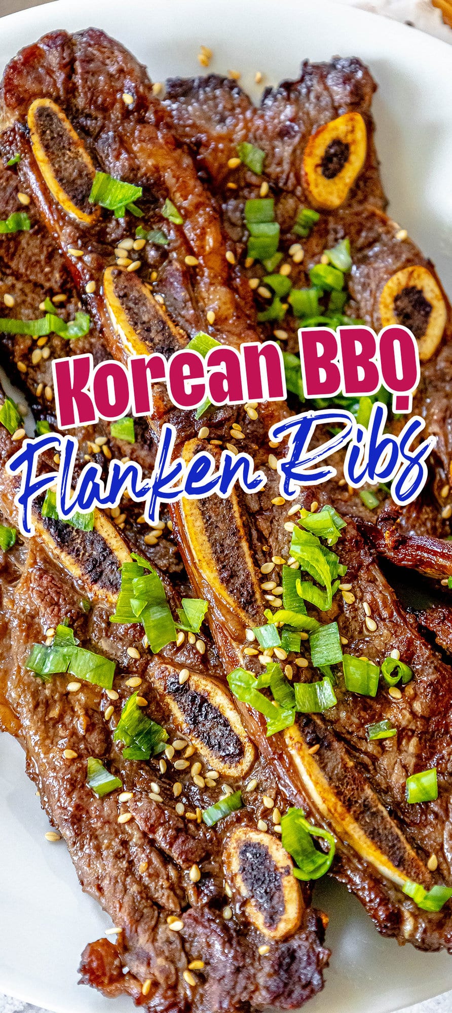 Korean Grilled Flanken Ribs - Sweet Cs Designs