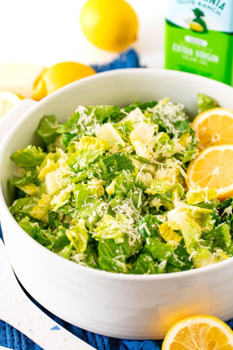 Crunchy Lemon Parmesan Salad - Sweet Cs Designs