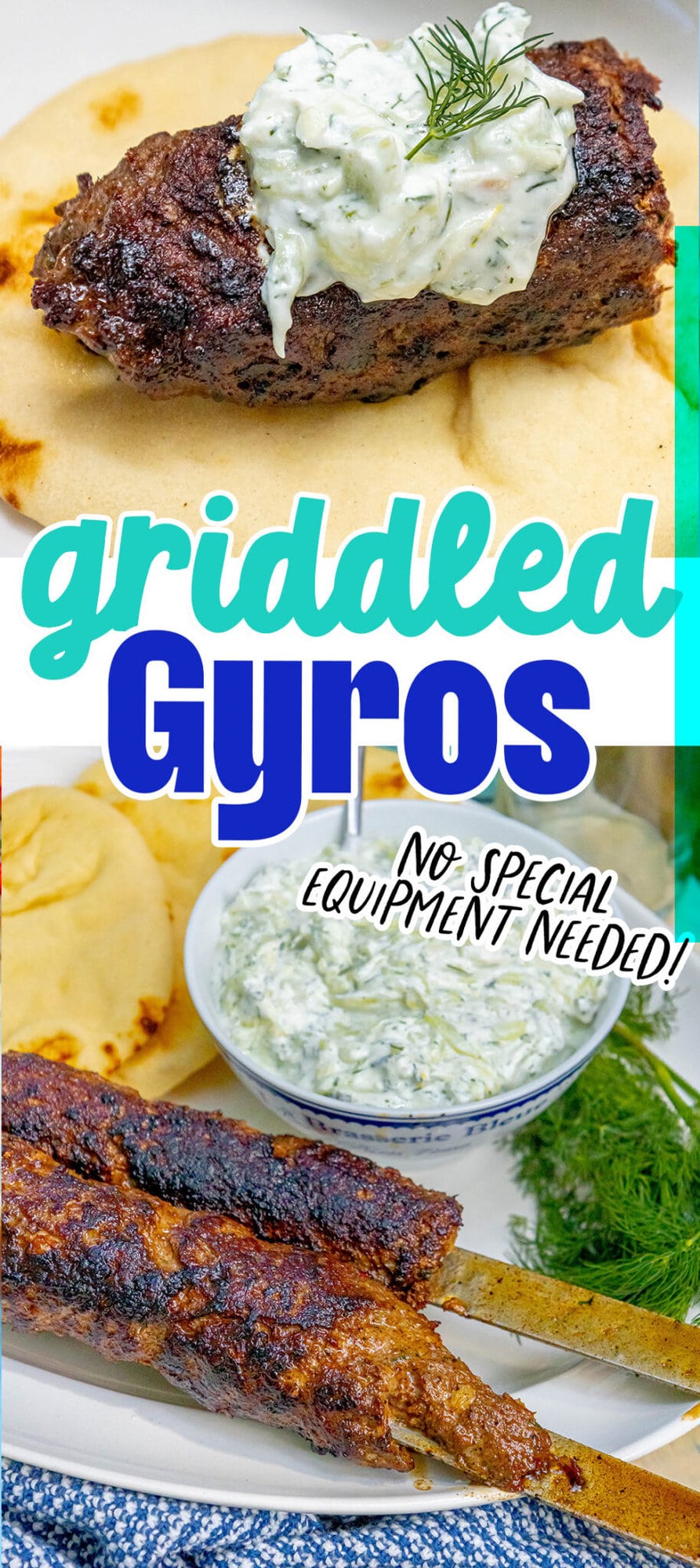 Easy Griddled Greek Gyros - Sweet Cs Designs