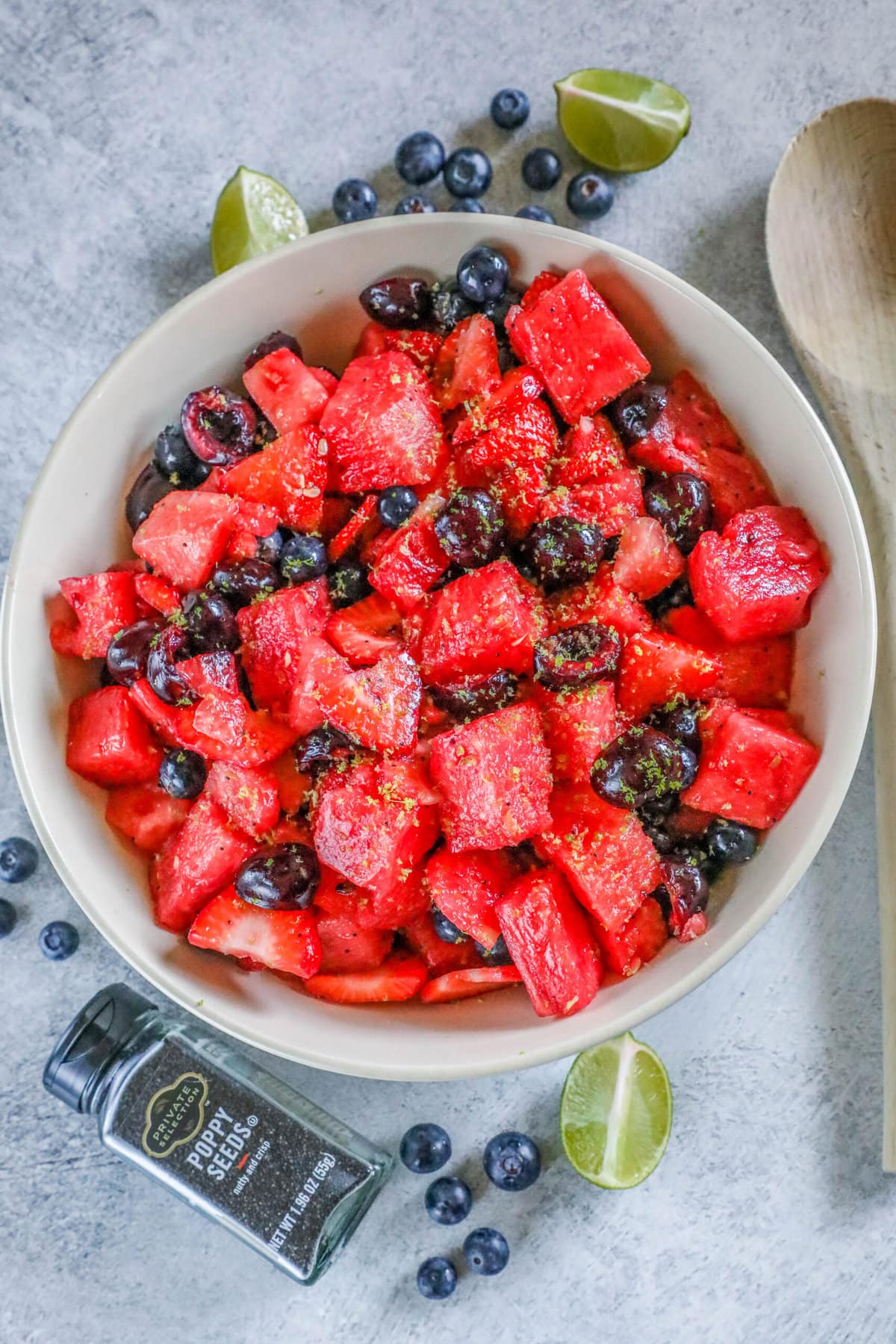 Watermelon Berry Salad Recipe - Sweet Cs Designs