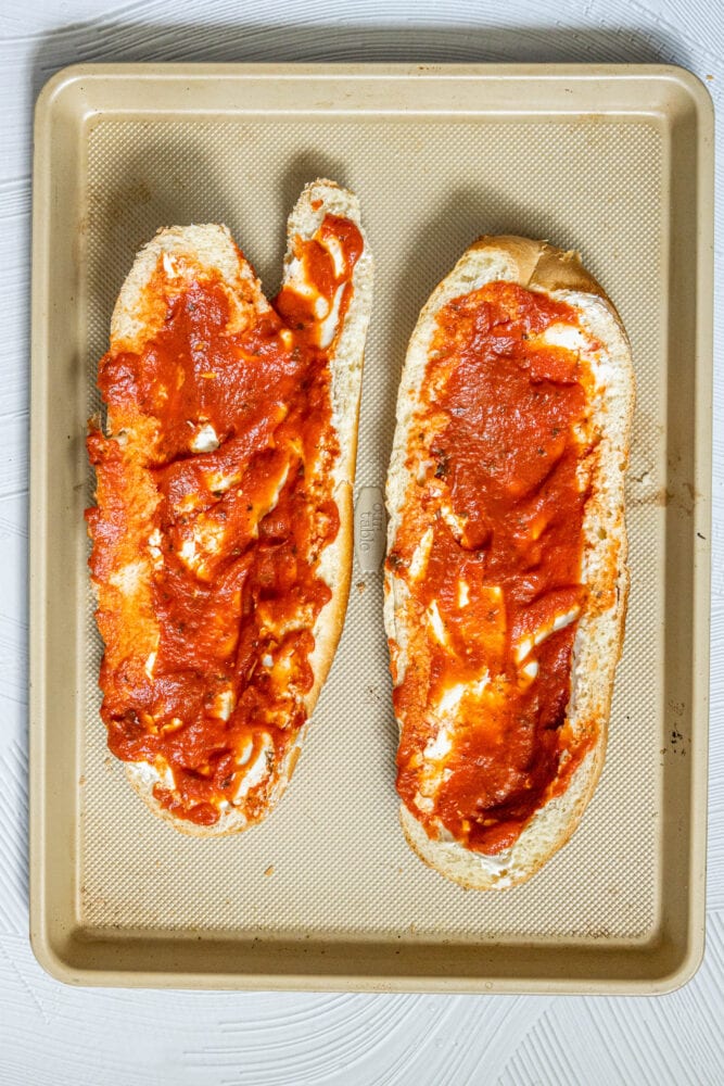 Easy French Bread Pizza - Sweet Cs Designs