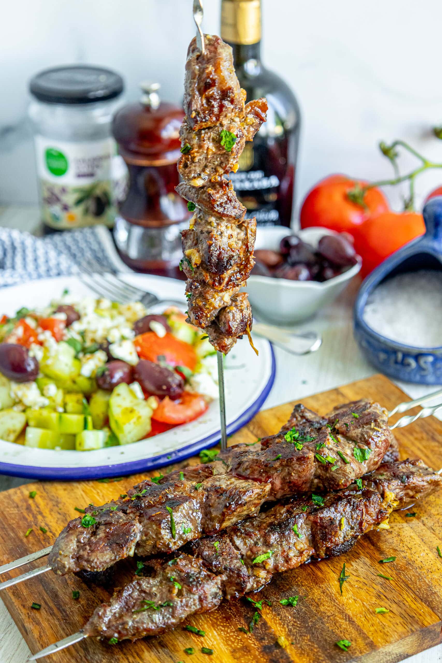 Grilled Lamb Souvlaki Recipe - Sweet Cs Designs