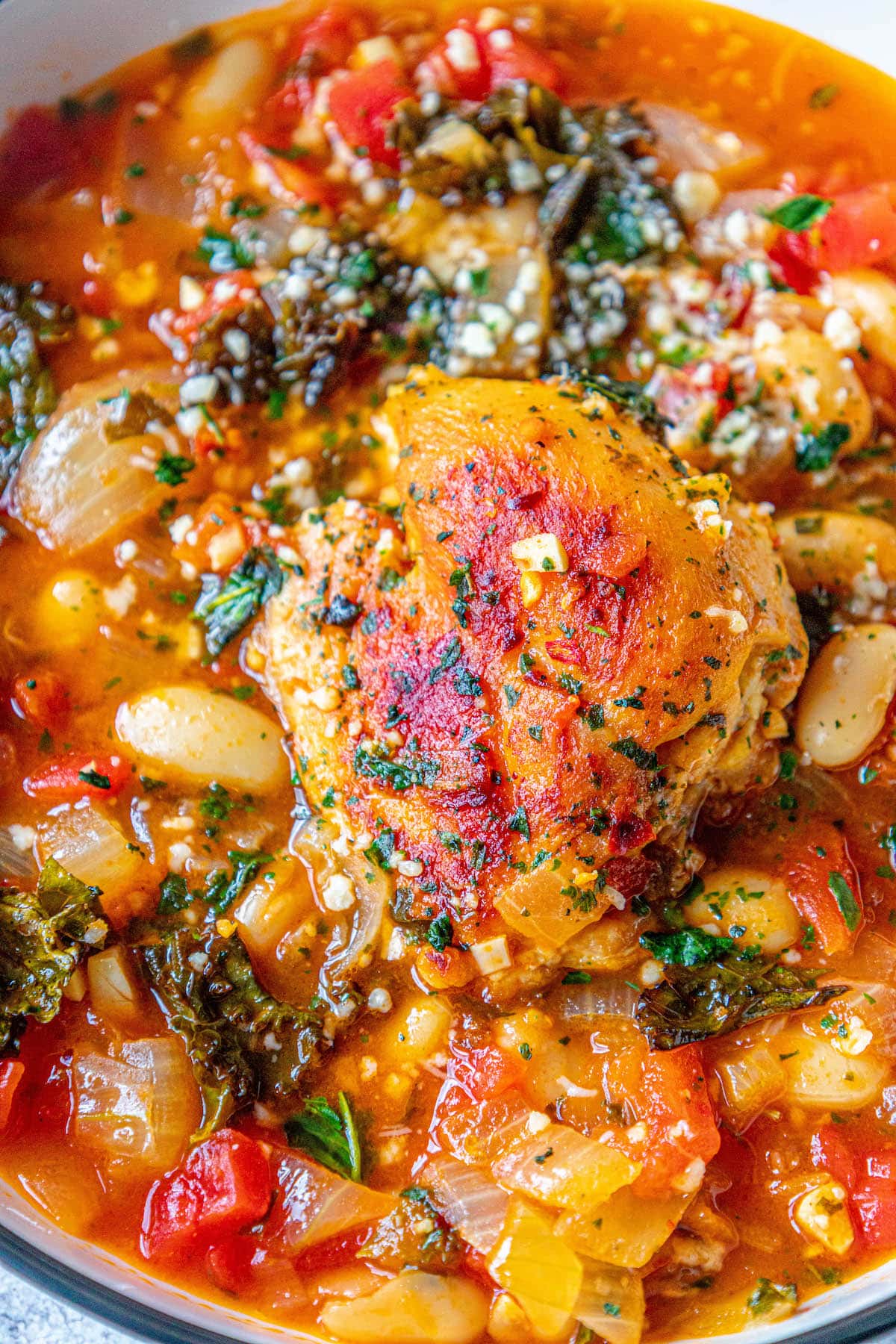 Italian Chicken and Bean Stew - Sweet Cs Designs