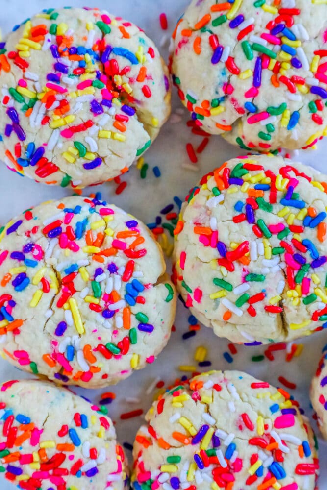 Jumbo Funfetti Cookies - Sweet Cs Designs
