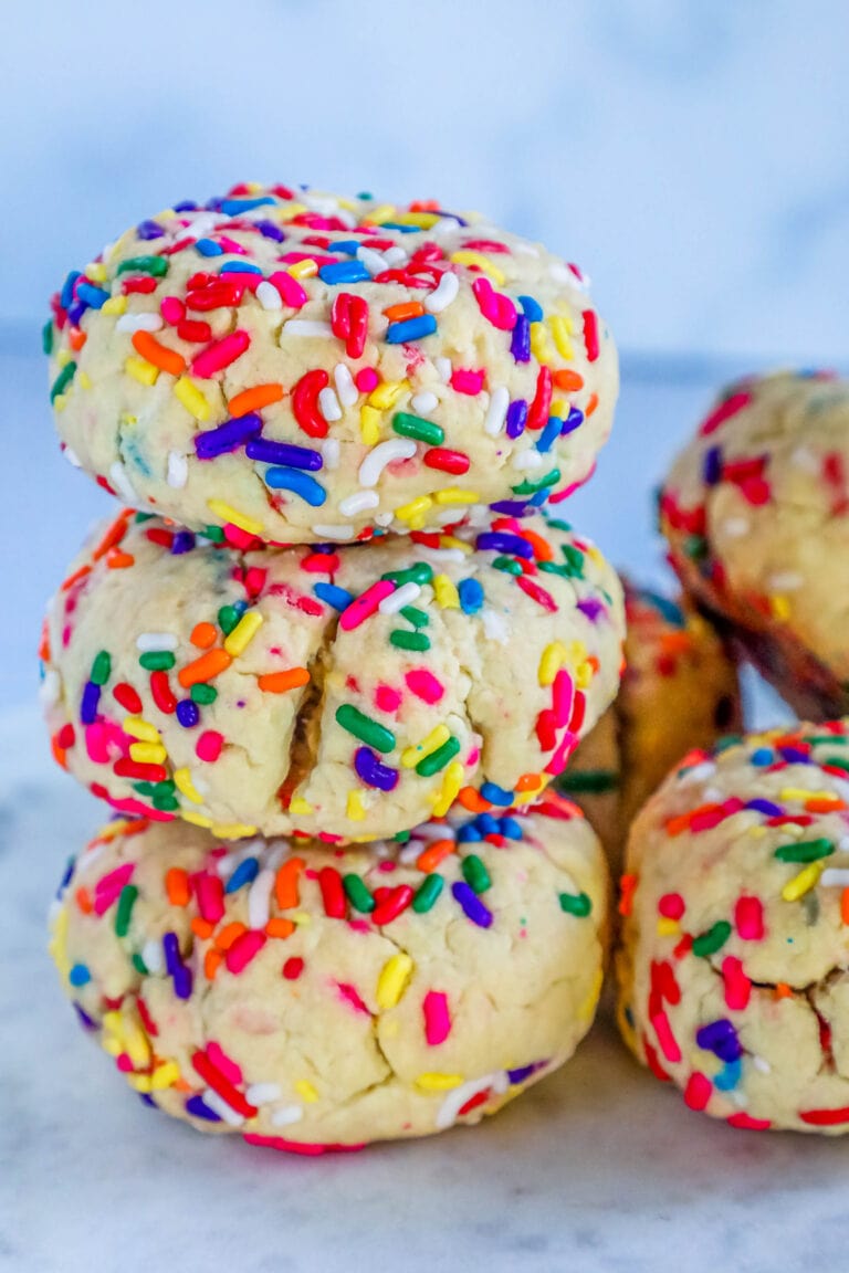 Jumbo Funfetti Cookies - Sweet Cs Designs
