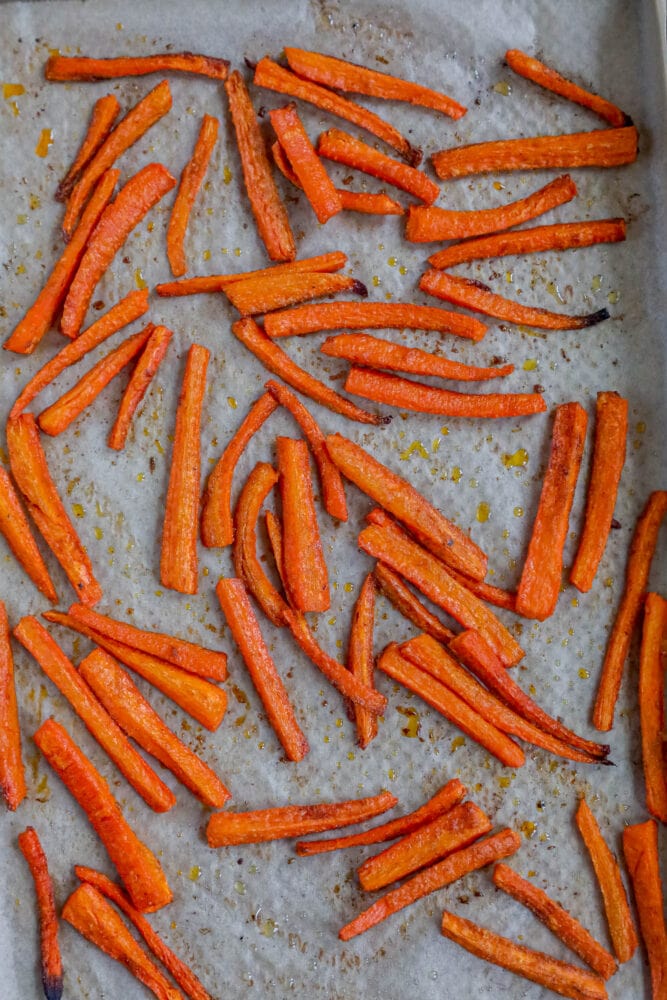 Baked Carrot Fries - Sweet Cs Designs