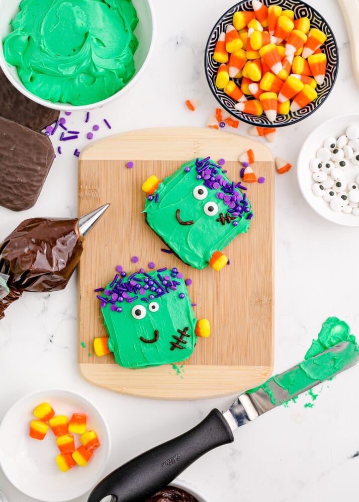 Frankenstein Cookies - Sweet Cs Designs