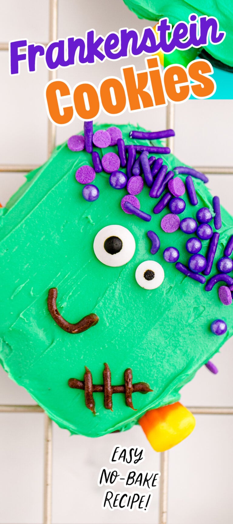 Frankenstein Cookies - Sweet Cs Designs