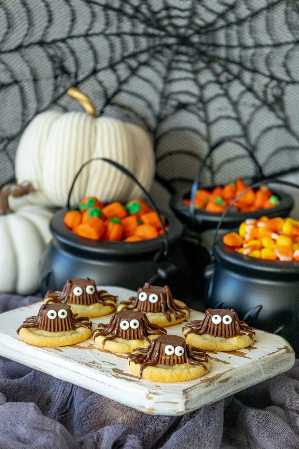 Easy Spider Decorated Cookies - Sweet Cs Designs