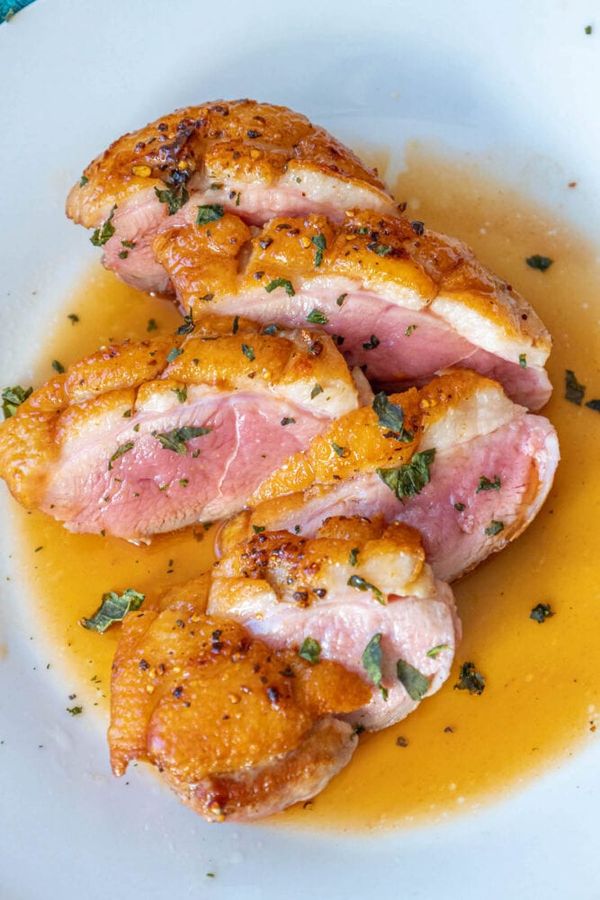 Crispy Seared Duck Breast and Orange Sauce - Sweet Cs Designs
