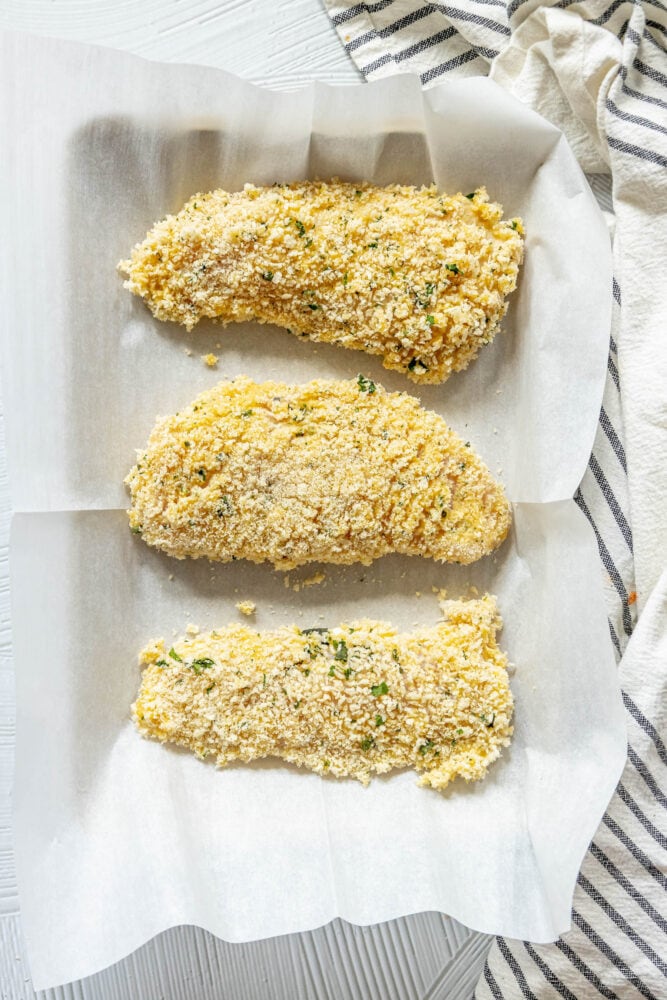 Easy Baked Breaded Chicken - Sweet Cs Designs