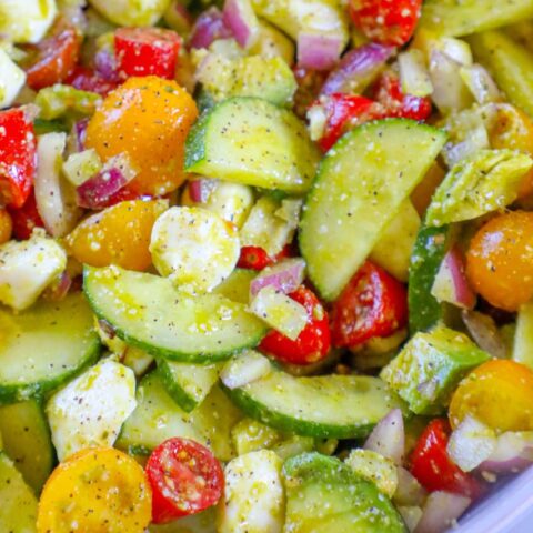 Pesto Caprese Salad - Sweet Cs Designs