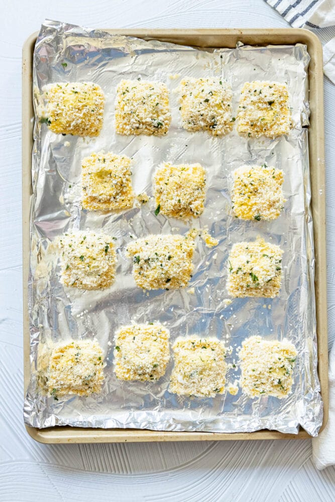 Crispy Baked Toasted Ravioli - Sweet Cs Designs