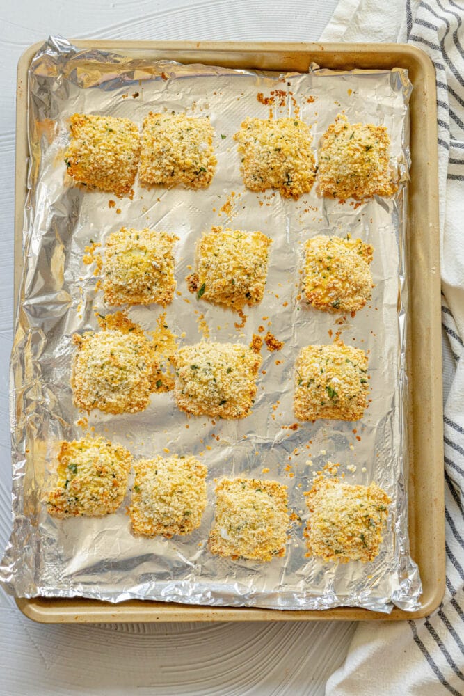 Crispy Baked Toasted Ravioli - Sweet Cs Designs