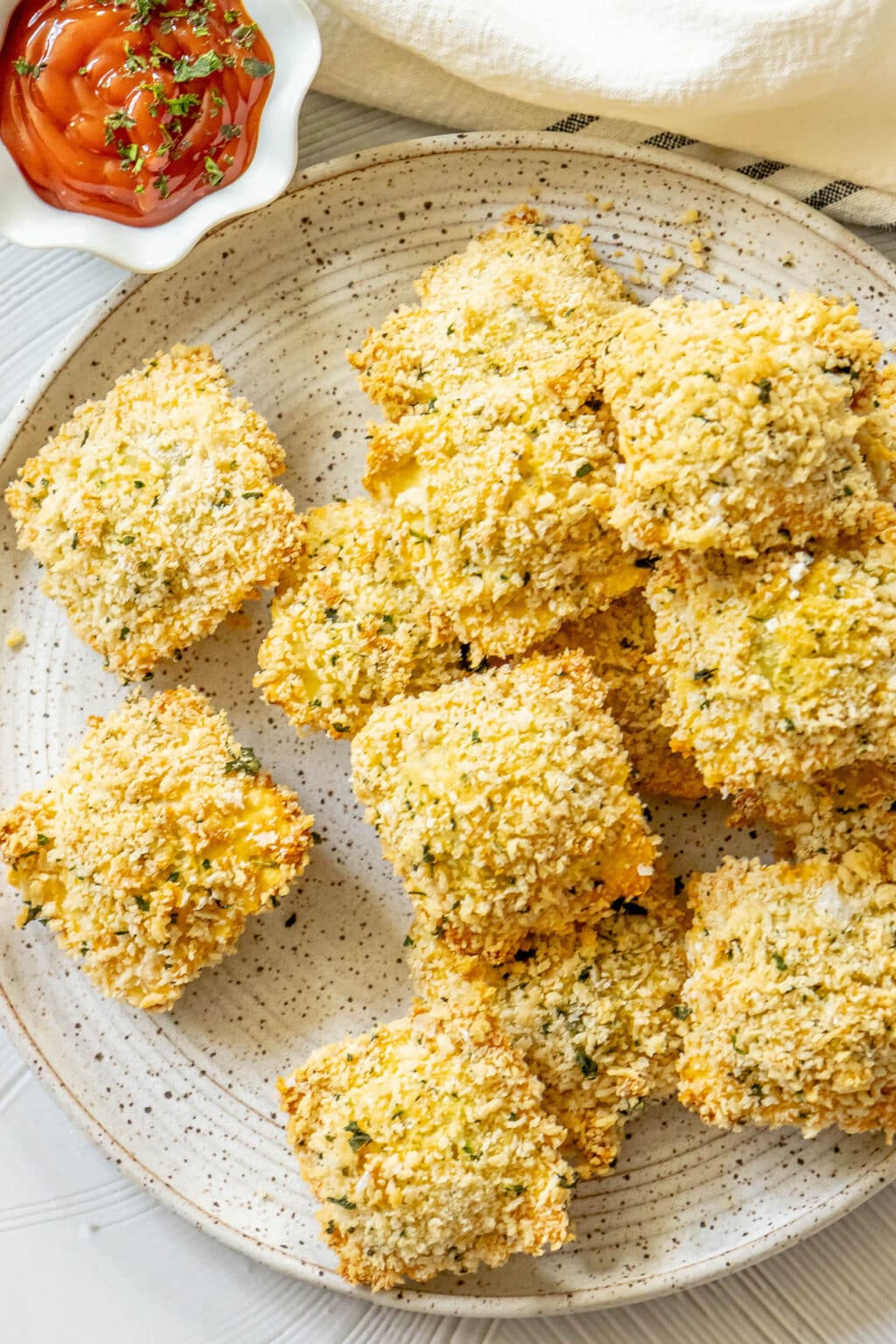 Crispy Baked Toasted Ravioli - Sweet Cs Designs