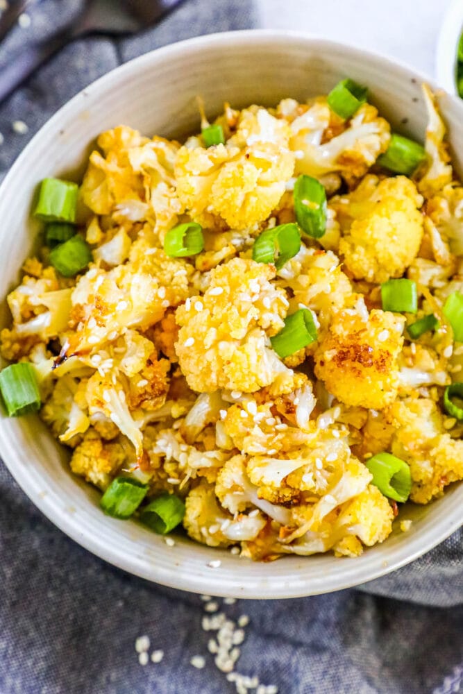 Sweet and Spicy Baked Cauliflower - Sweet Cs Designs