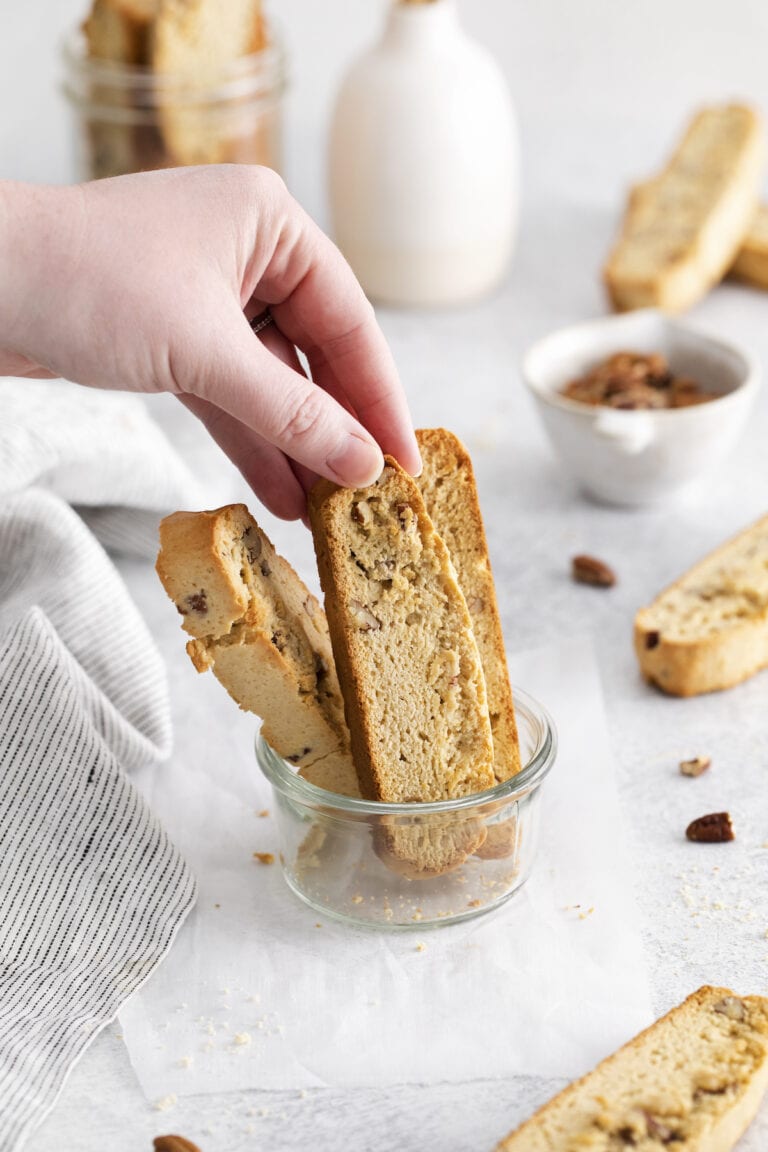 Maple Pecan Biscotti - Sweet Cs Designs