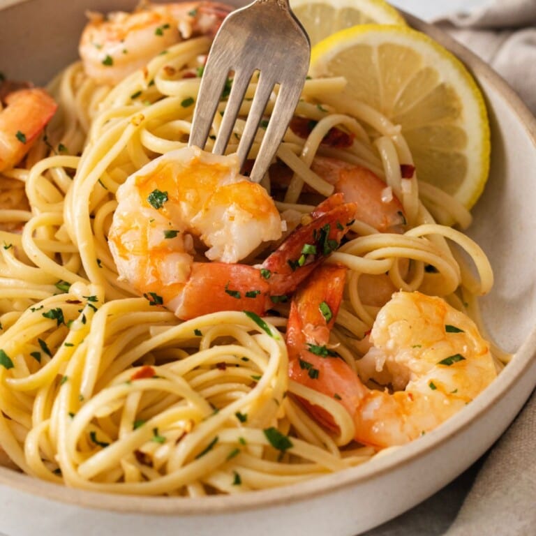 Easy Shrimp Scampi - Sweet Cs Designs