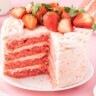 Strawberry Layer Cake - Sweet Cs Designs
