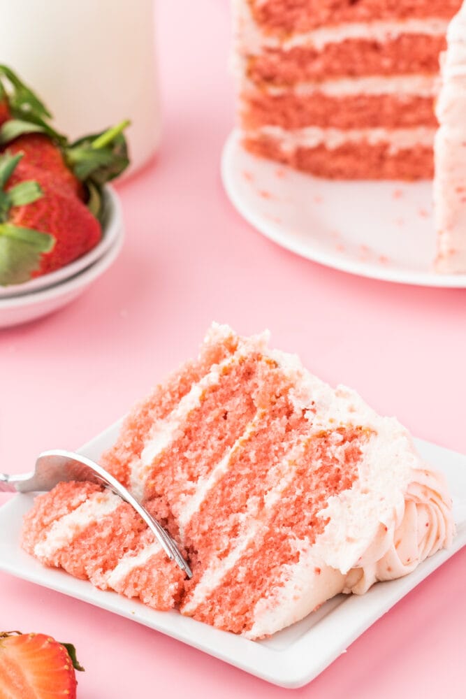 Strawberry Layer Cake - Sweet Cs Designs