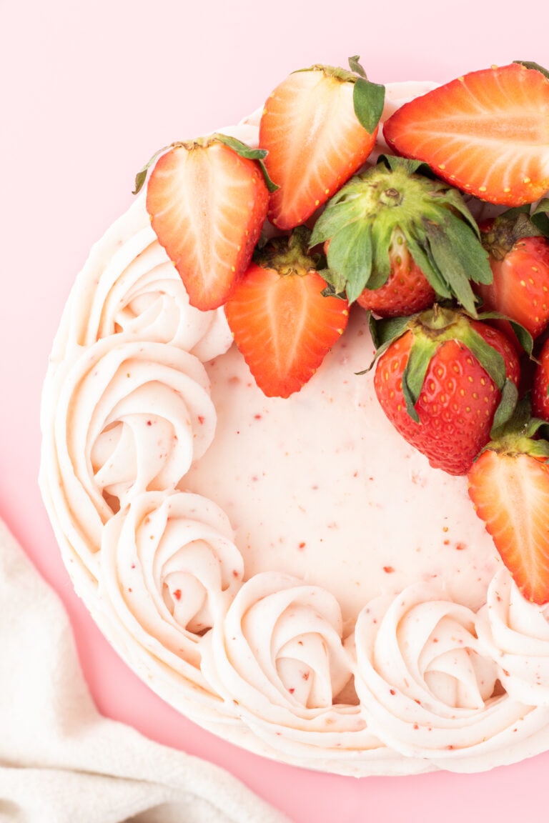 Strawberry Layer Cake - Sweet Cs Designs