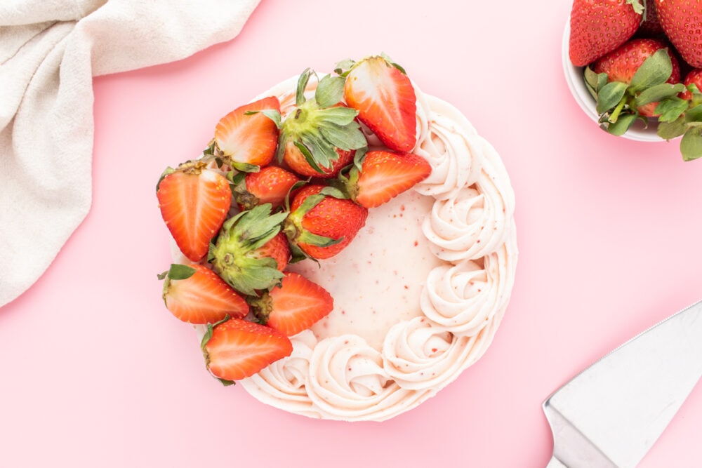 Strawberry Layer Cake - Sweet Cs Designs