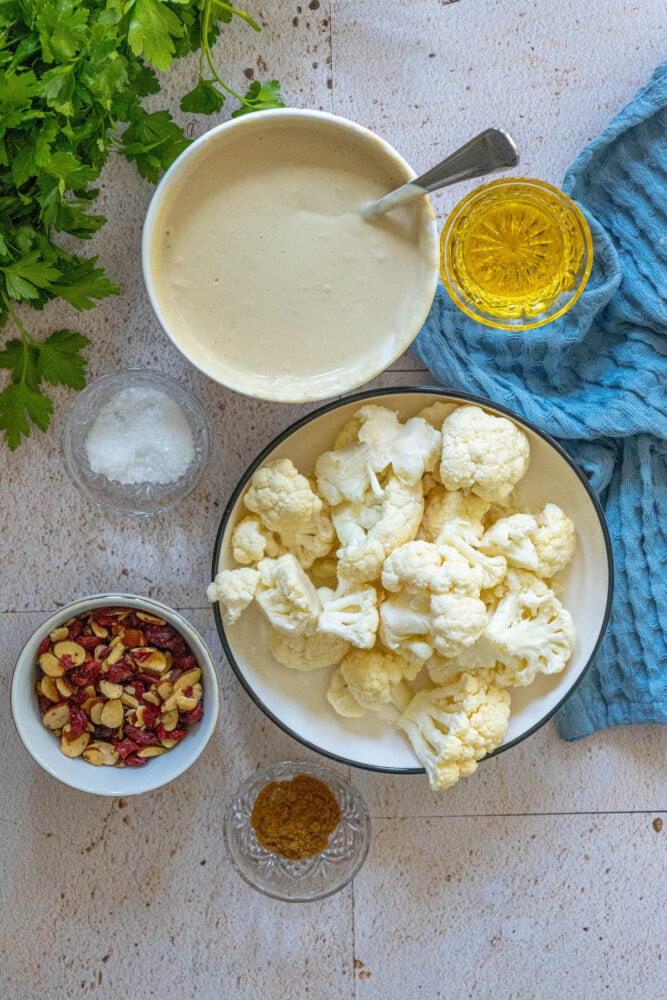 Tahini Roasted Cauliflower - Sweet Cs Designs