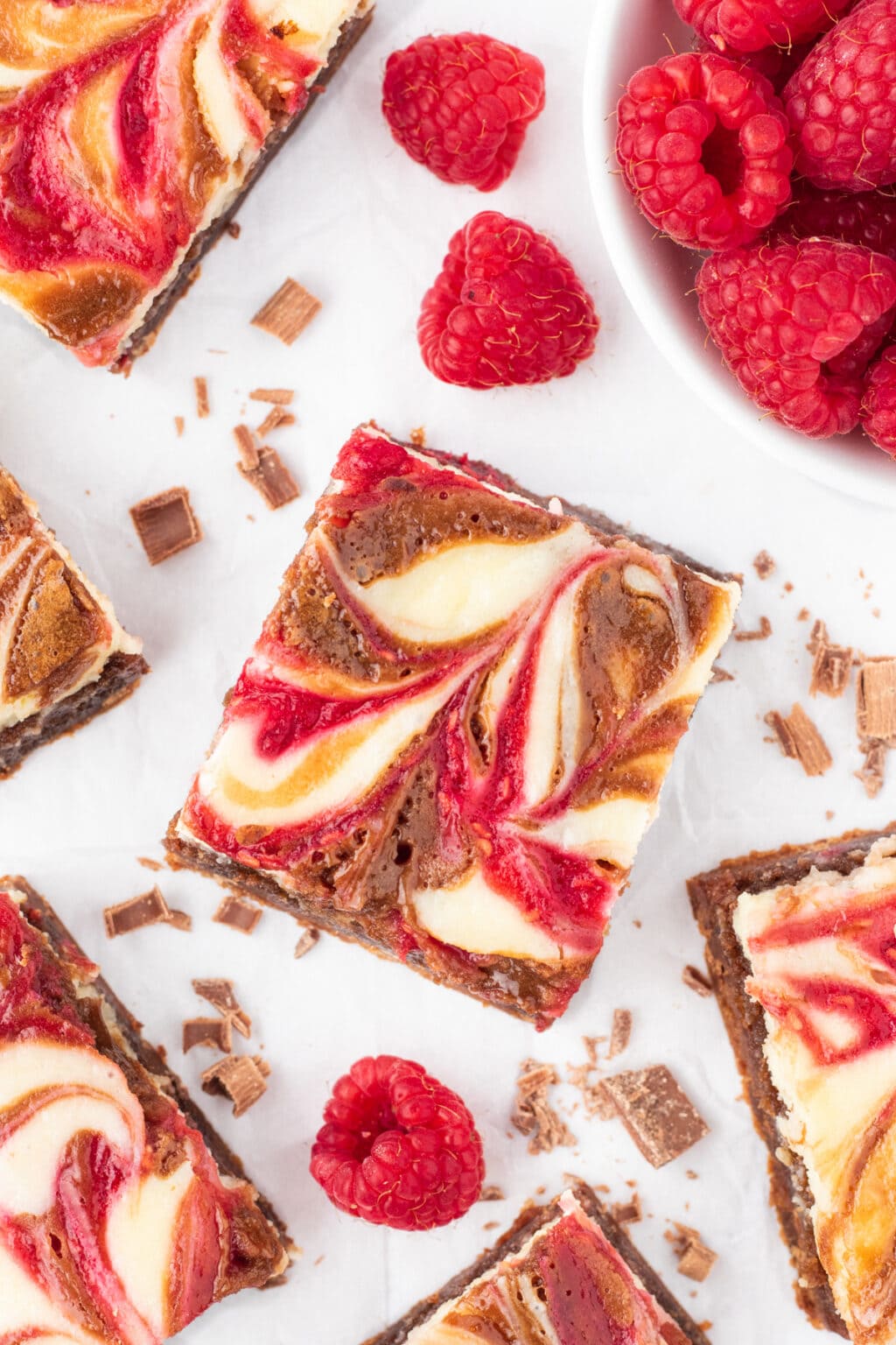 Raspberry Cheesecake Brownies - Sweet Cs Designs