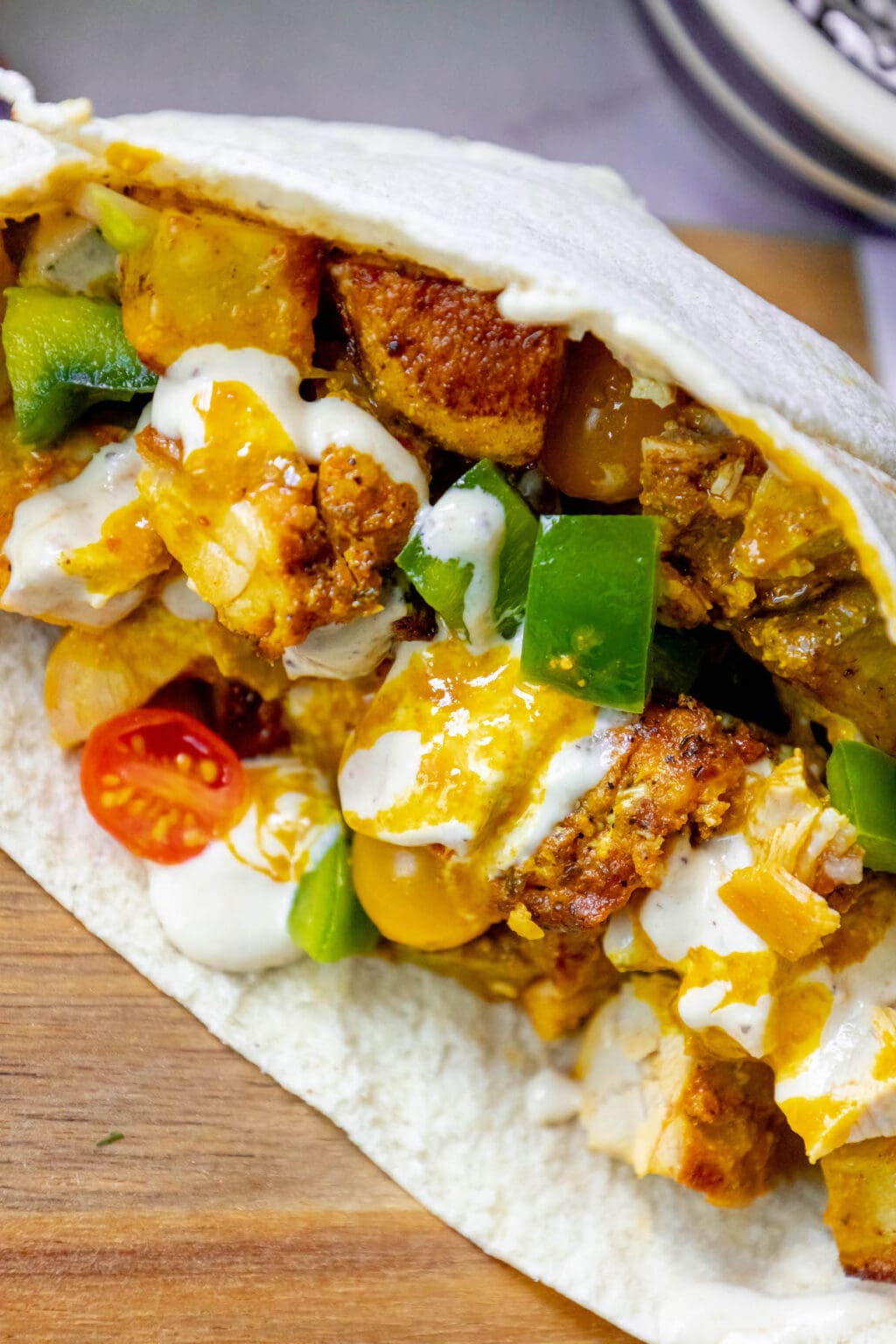 Easy Chicken Shawarma Pitas - Sweet Cs Designs