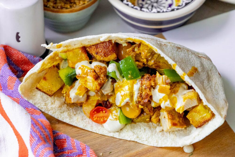 Chicken Shawarma Pitas - Sweet Cs Designs