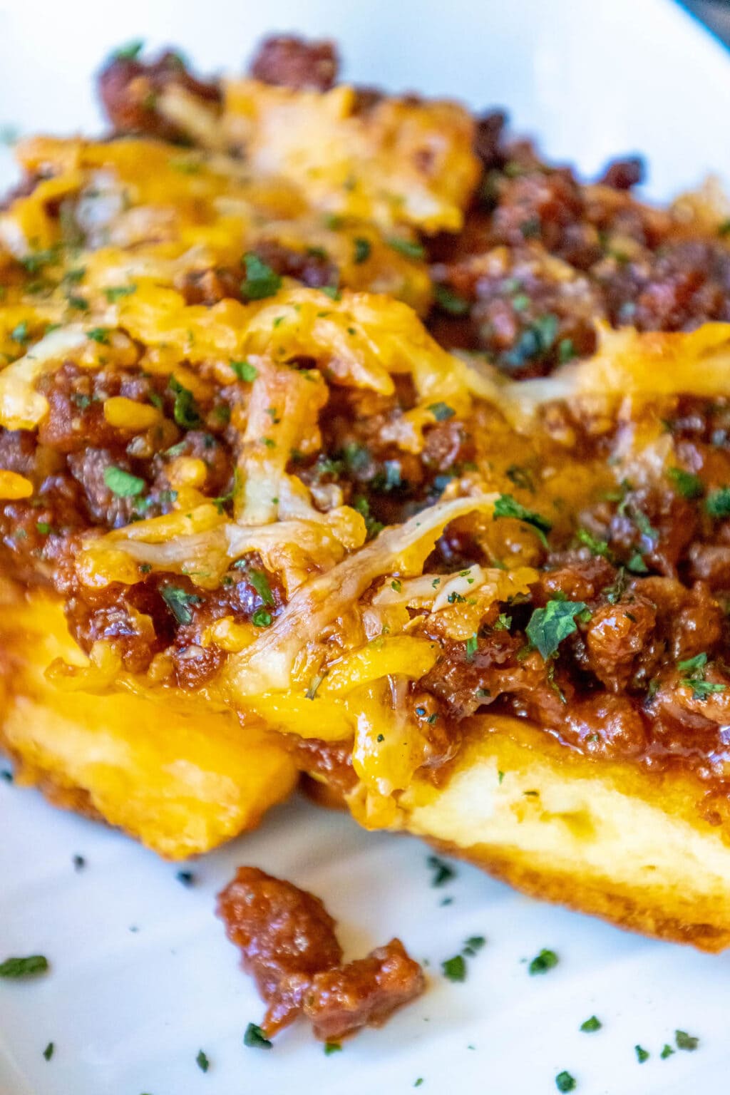 Cheesy BBQ Beef & Biscuit Casserole - Sweet Cs Designs