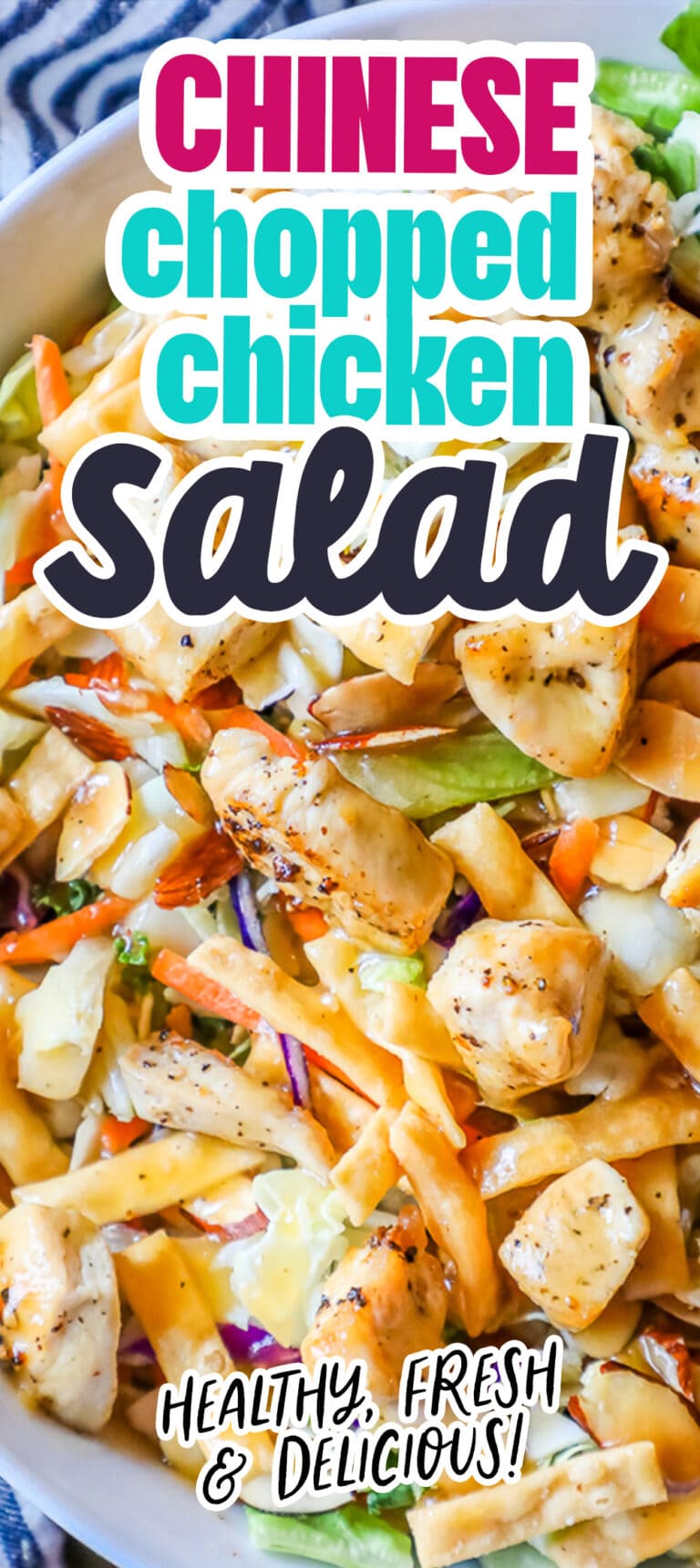 The Best Chopped Chinese Chicken Salad Recipe - Sweet Cs Designs