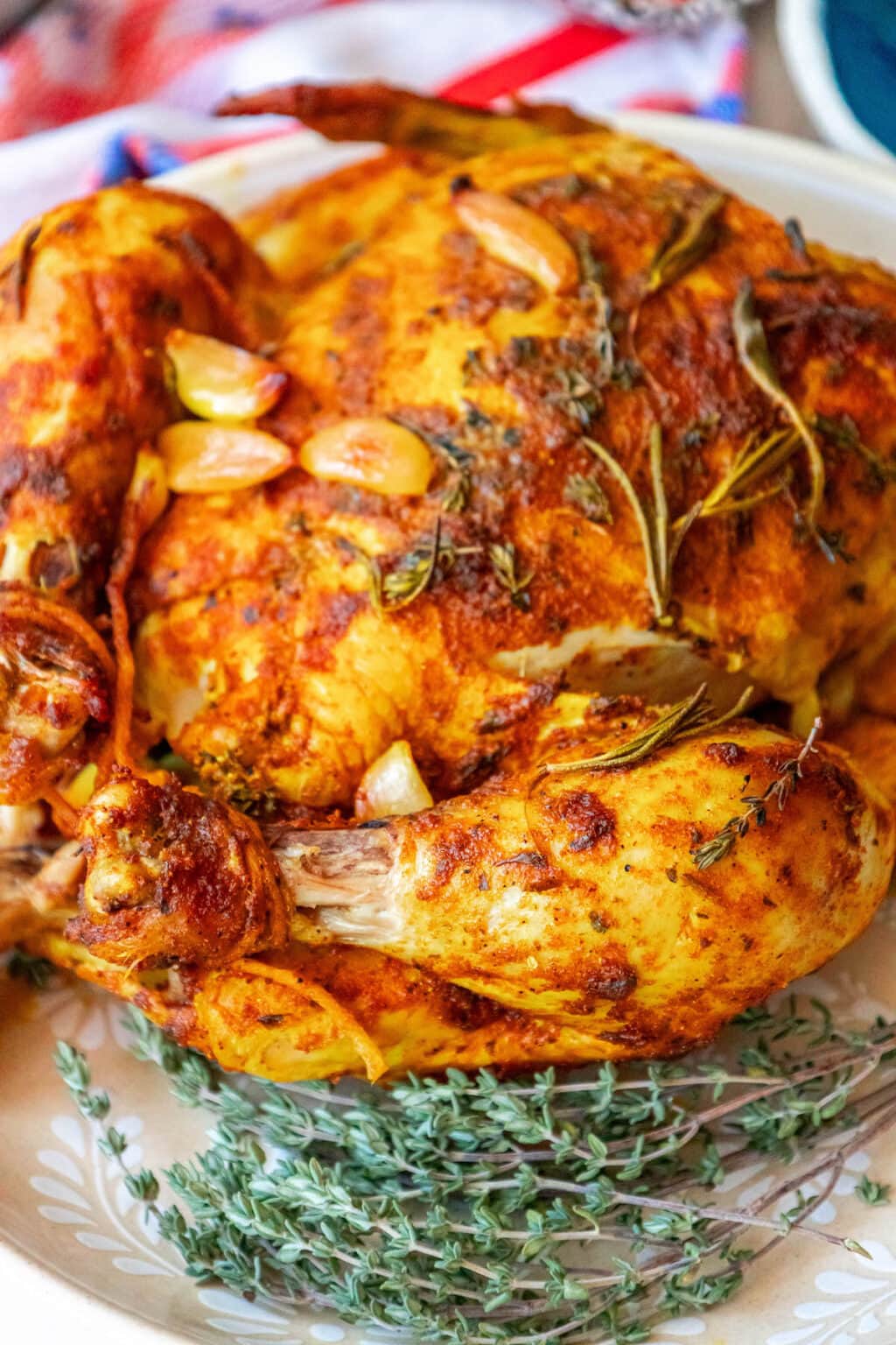 Garlic Turmeric Roasted Chicken - Sweet Cs Designs