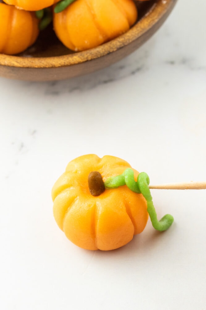 Marzipan Pumpkin Candies - Sweet Cs Designs