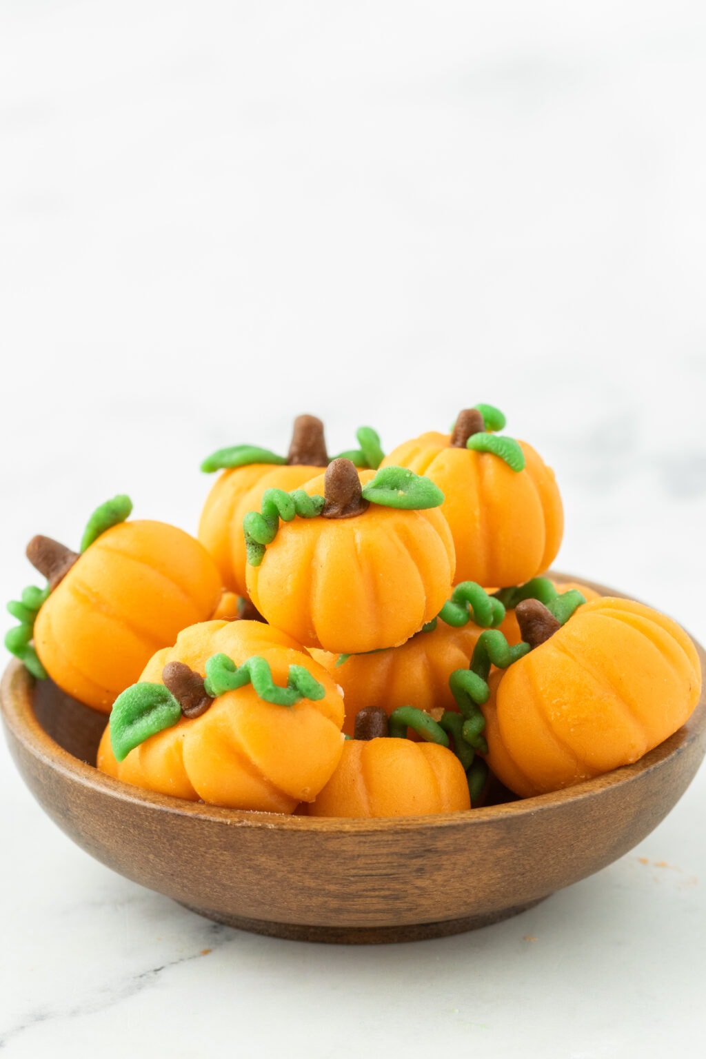 Marzipan Pumpkin Candies - Sweet Cs Designs